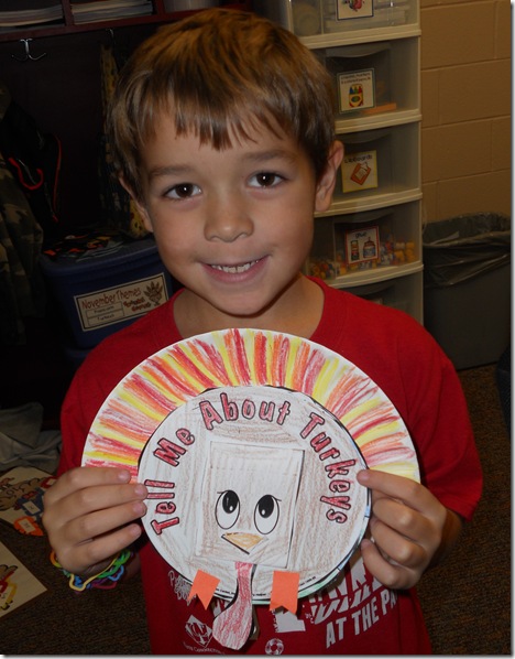 Mrs. Bumgardner's 1st Grade Class: It’s Turkey Time